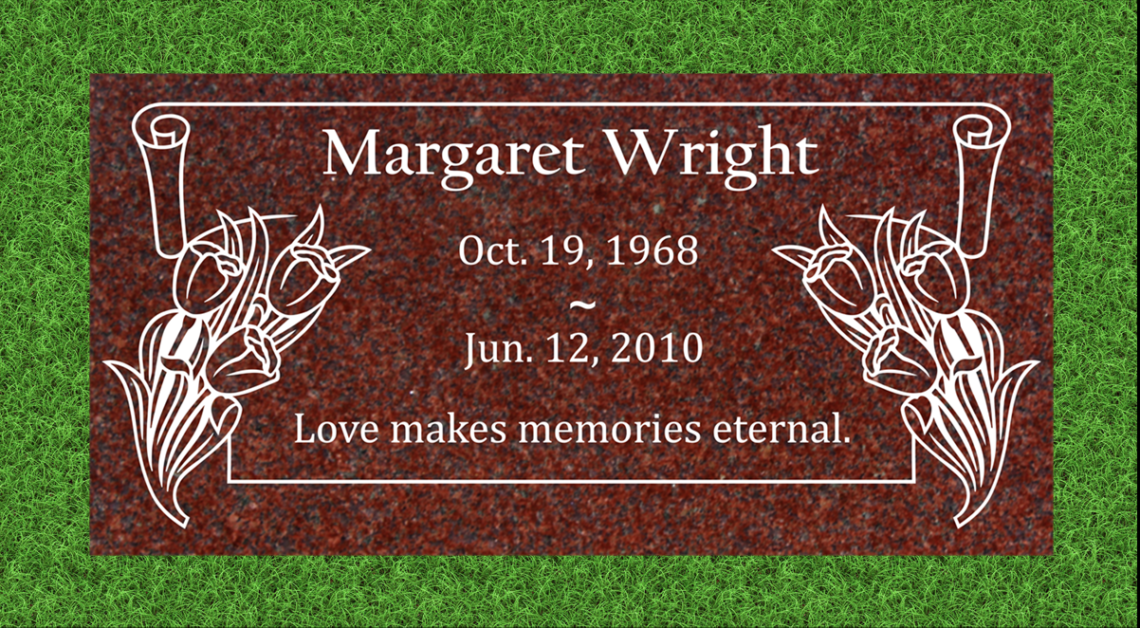 Flower Hummingbird - New Century Headstones